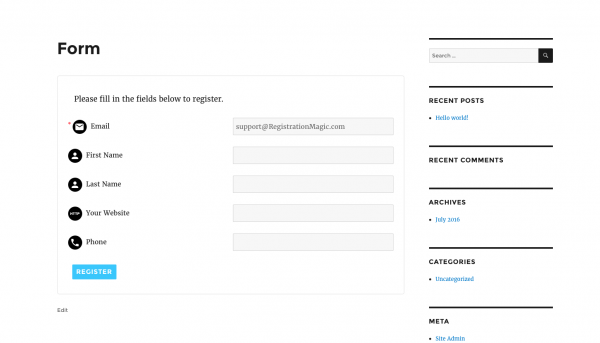 a-simple-registration-form - RegistrationMagic