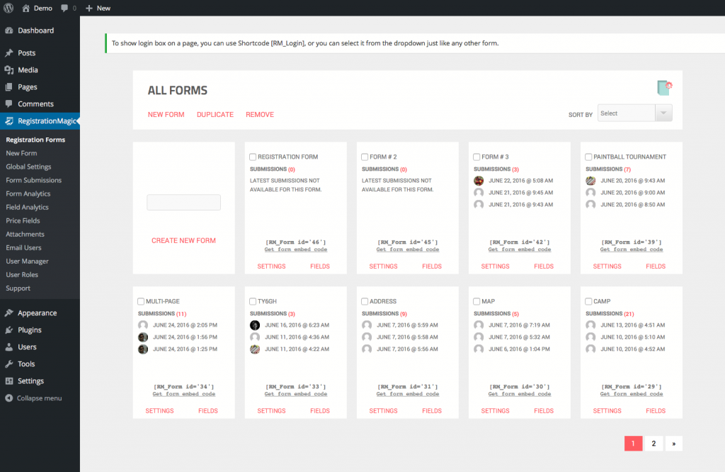 screenshot-1 - RegistrationMagic