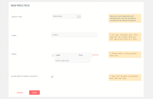 Setting up payment in form - RegistrationMagic