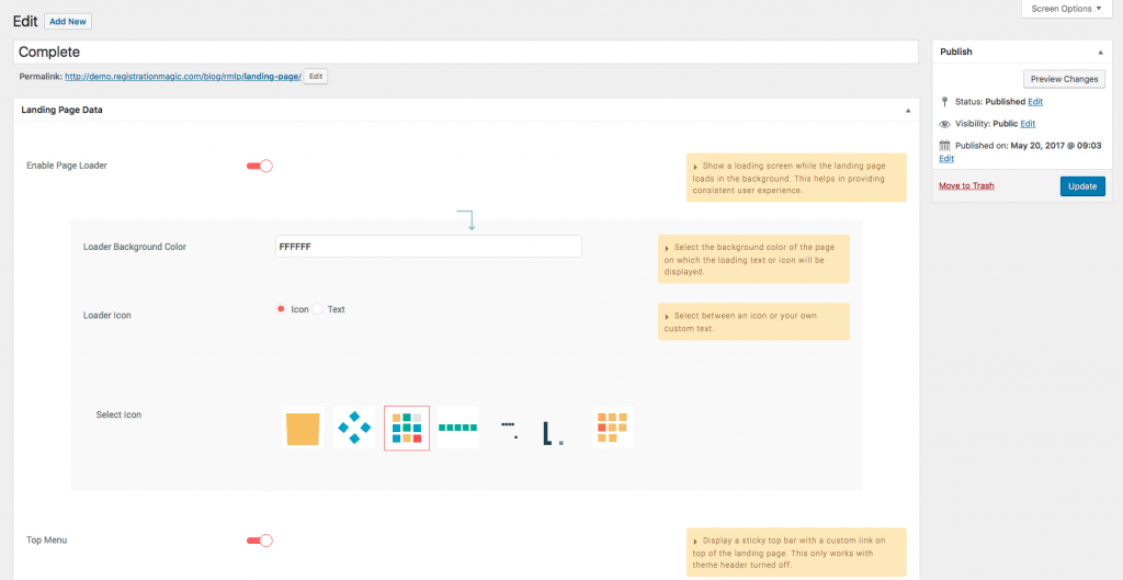 Example 1 - RegistrationMagic