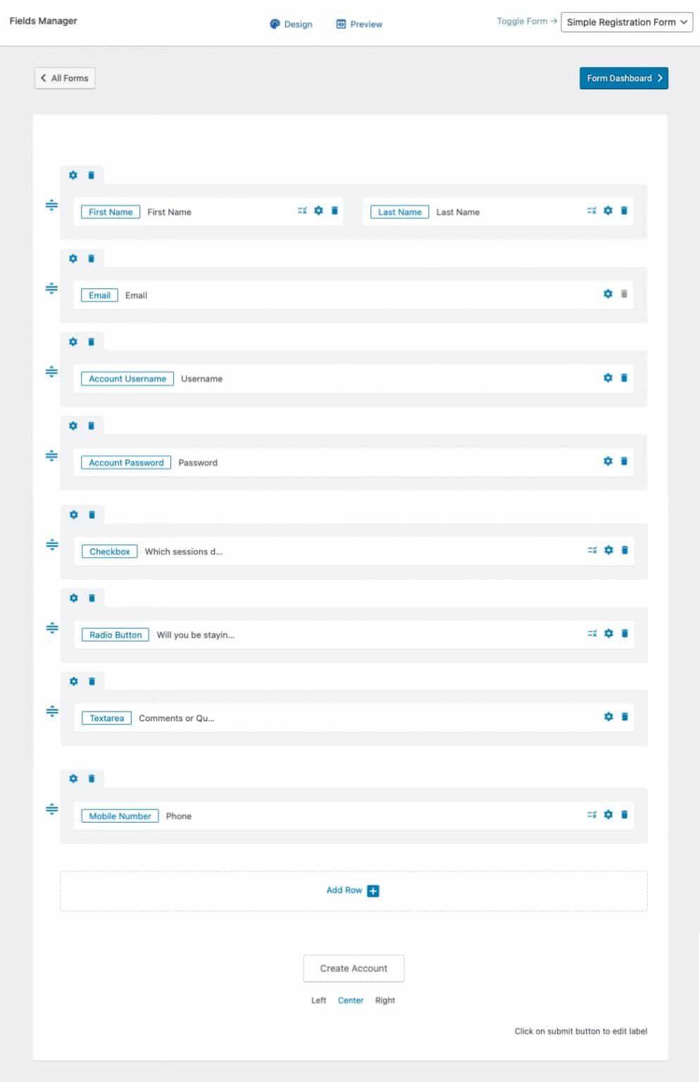 Create Your First Registration Form | Registration Magic