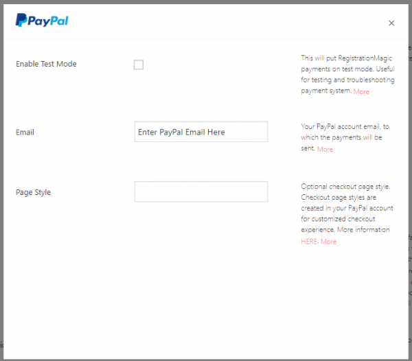 Configure Payment Processor - RegistrationMagic