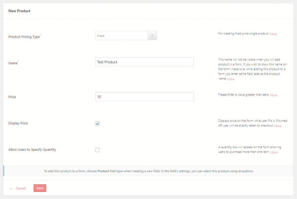 Setup payments on Registration form using Products [Payments Guide]