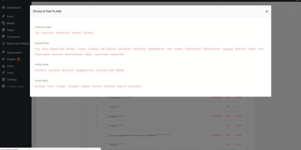 How to configure radio button on WordPress registration form ...