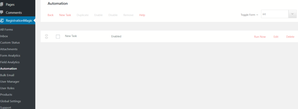 Setting up Automated Emails for WordPress Forms - RegistrationMagic