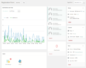 Form Dashboard - RegistrationMagic
