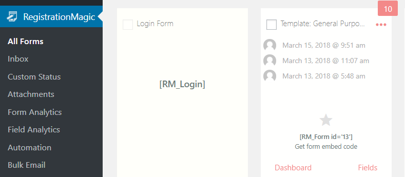 2018-07-09 - RegistrationMagic