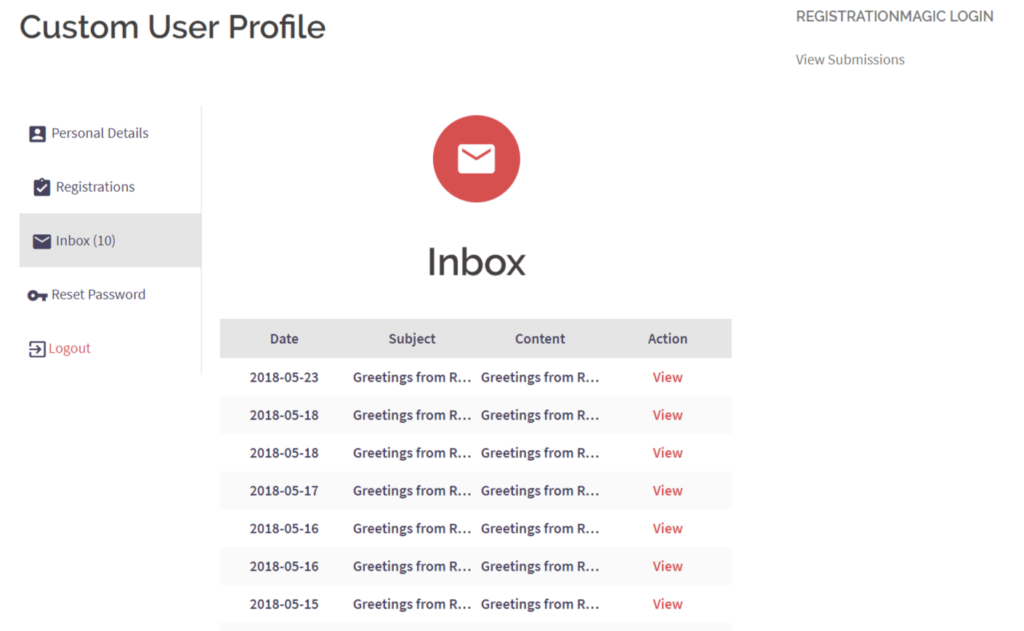 Create Custom User Area Profile Page in WordPress