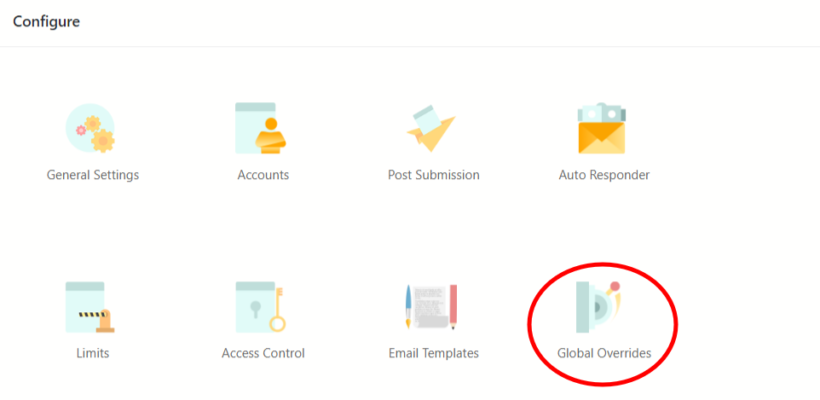 How to Override Global Settings in WordPress Forms - RegistrationMagic