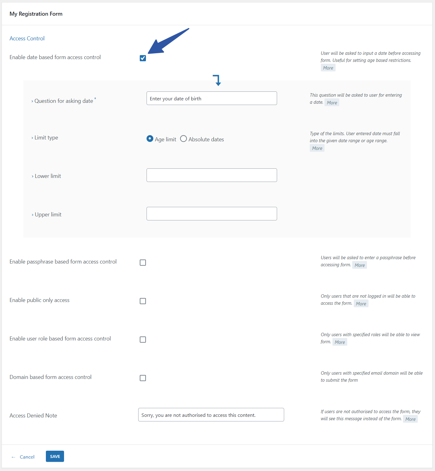Access-Control-4 - RegistrationMagic