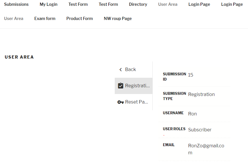 Subscriber ron - RegistrationMagic