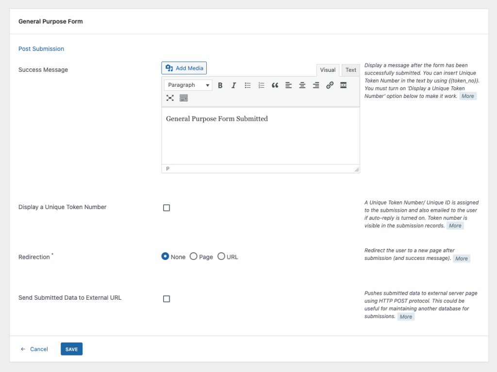 How to Display Custom Success Message in WordPress Forms ...