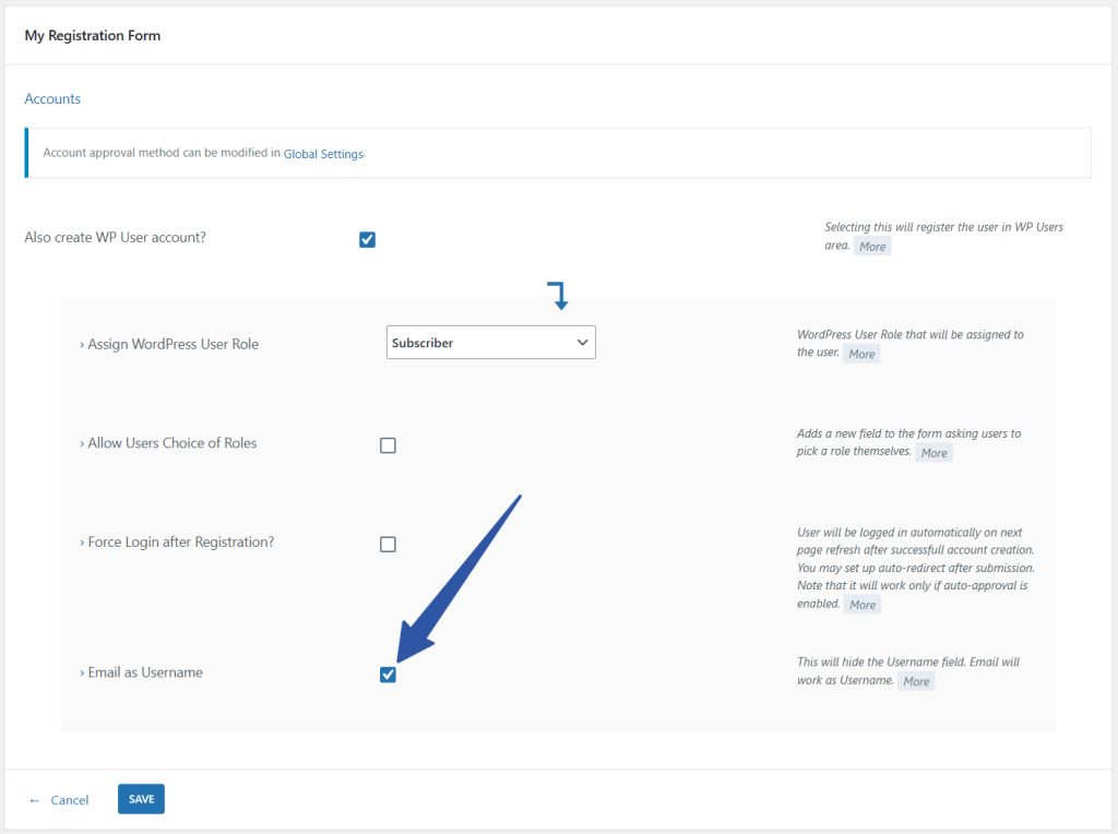 How to Allow WordPress Login and Registration using Email - RegistrationMagic