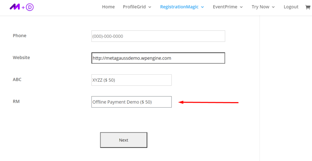 How to include offline payment processing system to a website?
