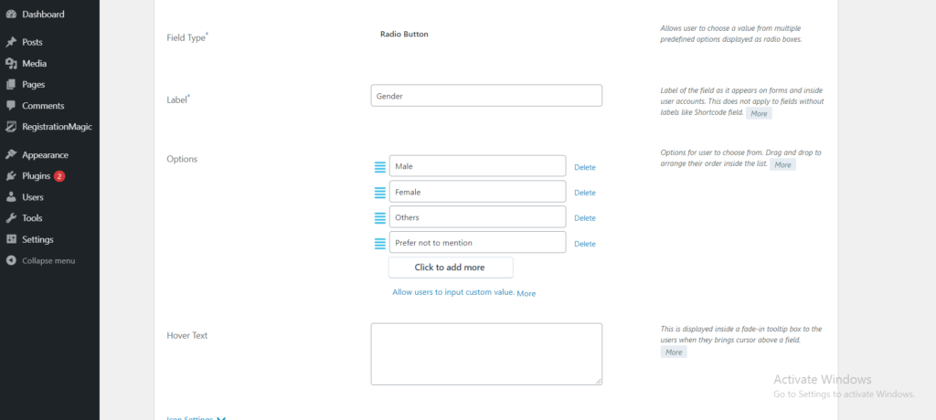 How to create a patient registration form on a WordPress website?