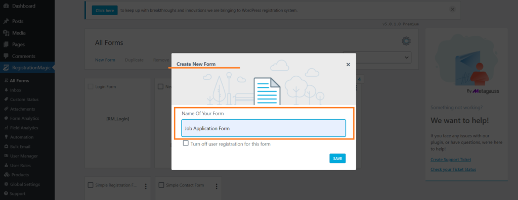 How to Create a Smart Job Application Form Using RegistrationMagic