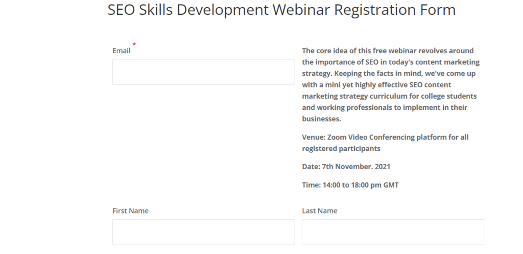 How to Create a Professional Webinar Registration Form