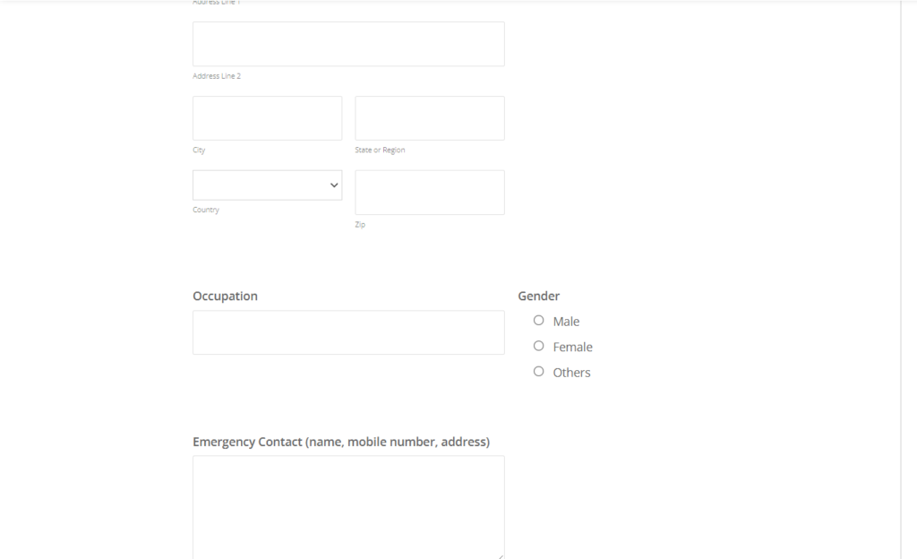 How to Frame a Hassle-free Online Gym Registration Form on WordPress