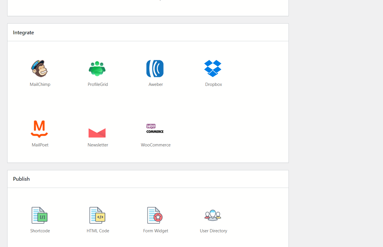 Dropbox Extension - RegistrationMagic