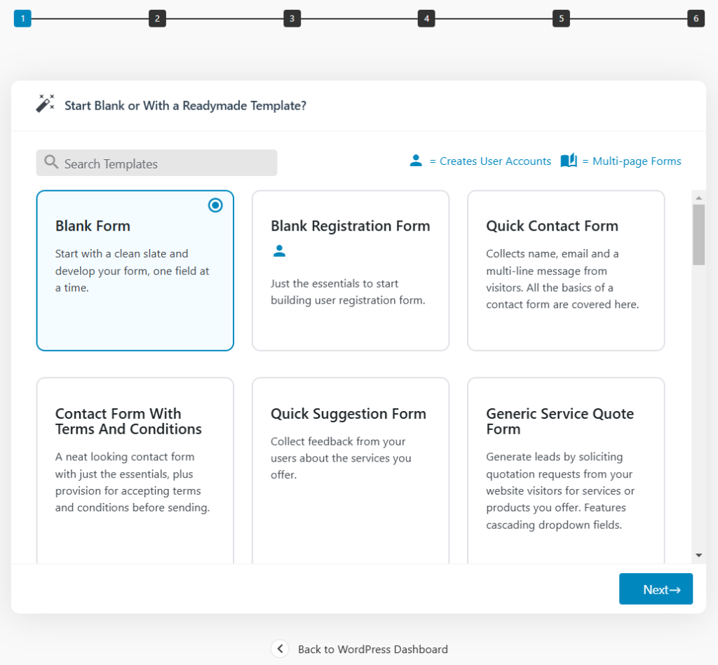 How to Create a WordPress Registration Form from a Form Template? - RegistrationMagic