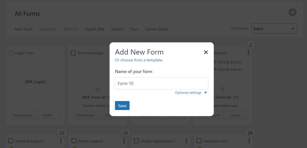 How to Create a WordPress Registration Form from a Template? - RegistrationMagic