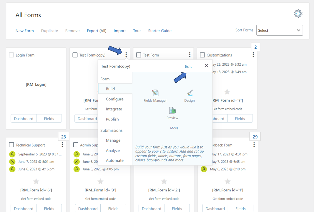 How to Edit the Title of a WordPress Registration Form? - RegistrationMagic