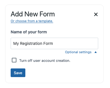 Create Your First Registration Form | Registration Magic