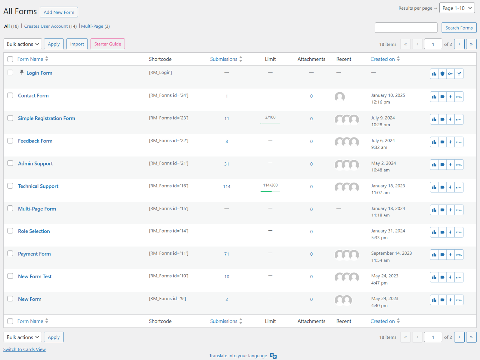 How to Access Login Form Options in WordPress? - RegistrationMagic