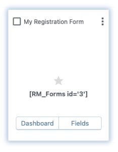 Create Your First Registration Form | Registration Magic