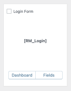 rm-login-card - RegistrationMagic