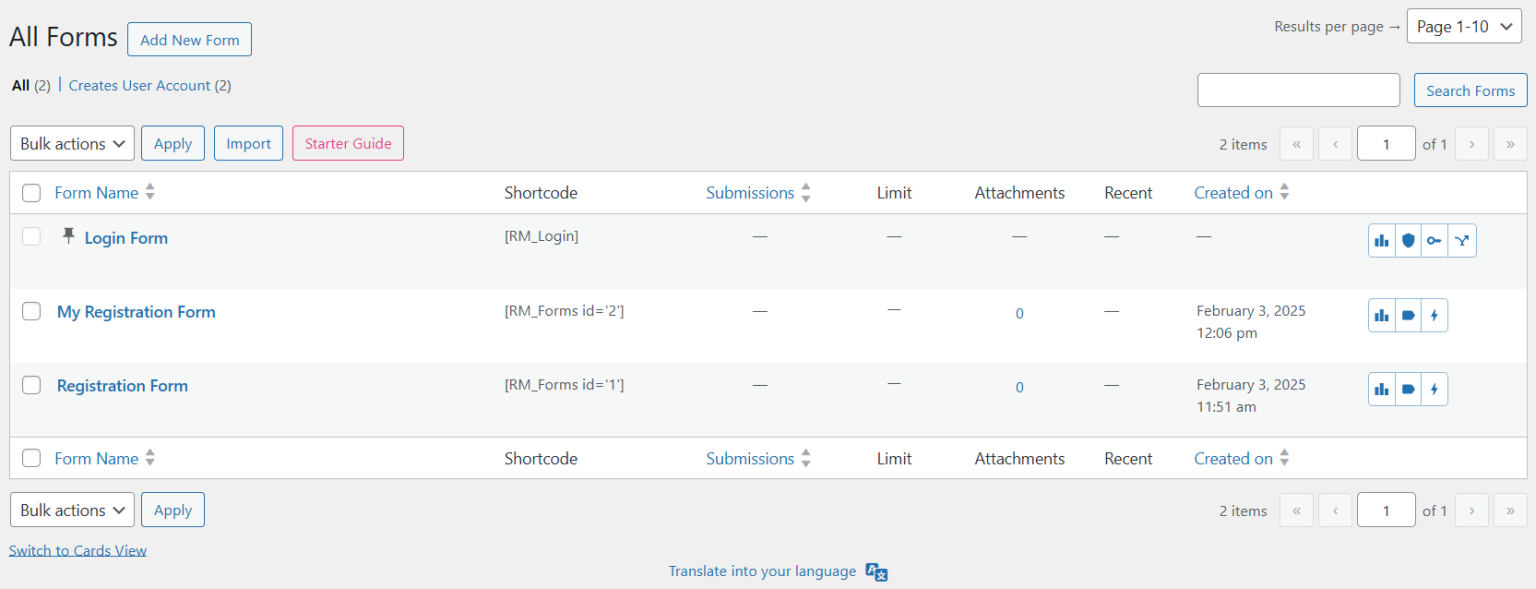 Create Your First Registration Form | Registration Magic