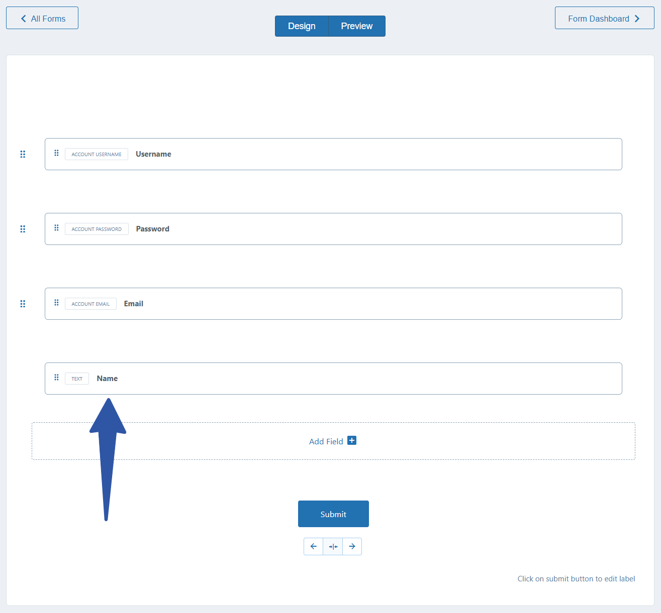 Field-Manager-New-Field-Added - RegistrationMagic