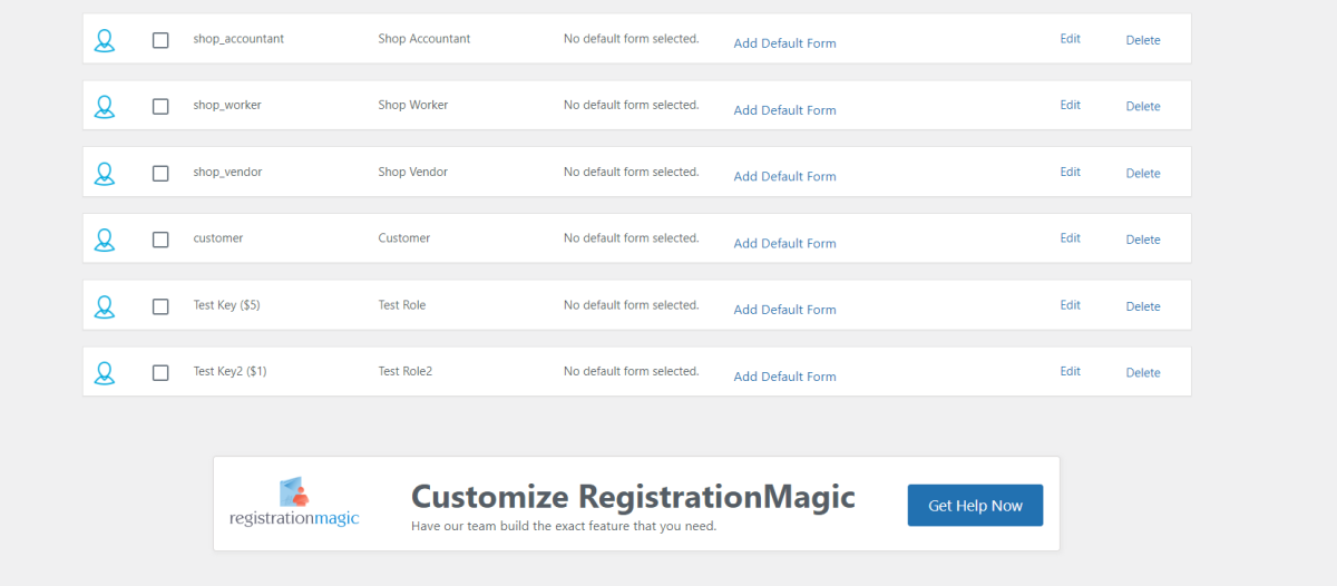 Paid User Roles Extension - RegistrationMagic